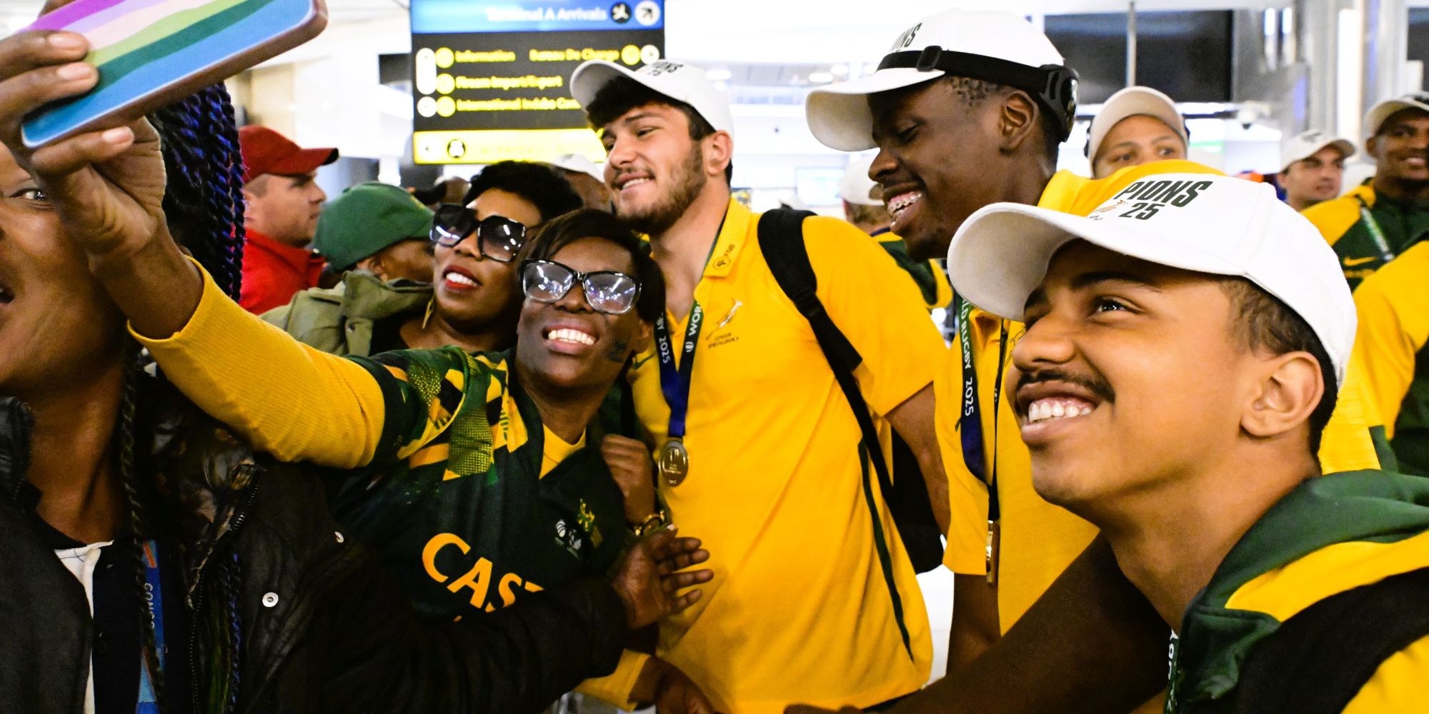 Triumphant Junior Boks welcomed back to SA | SA Rugby